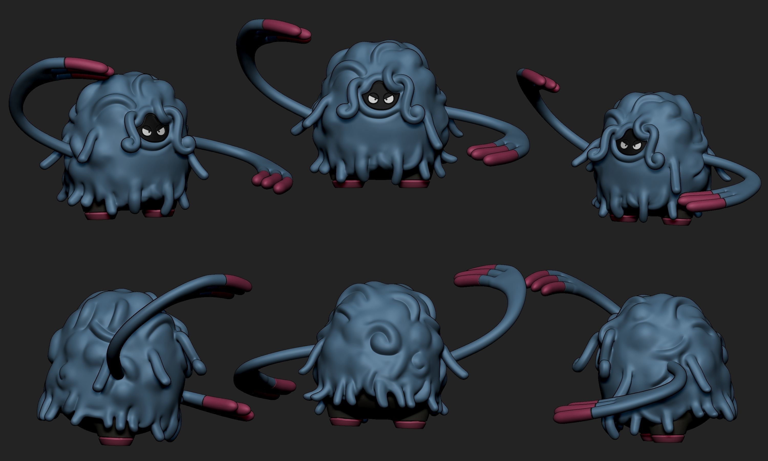 Pokemon - Tangrowth with 2 poses 3D model 3D printable | CGTrader