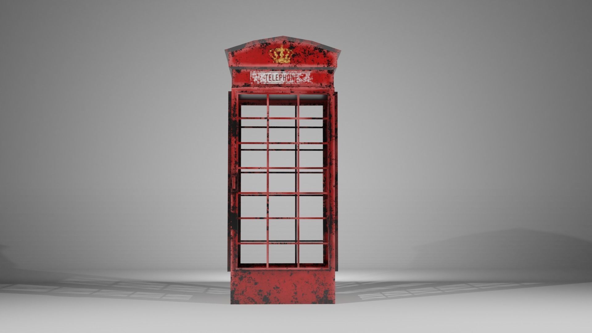 3D model Phone Booth Game Asset VR / AR / low-poly | CGTrader