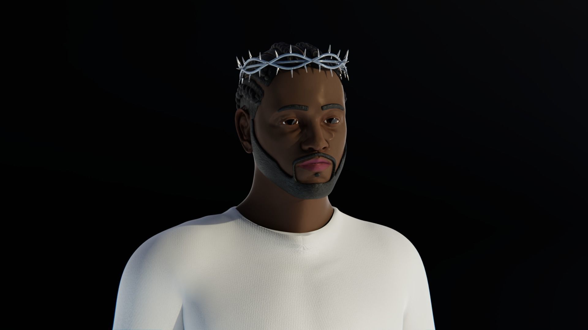 3D model Kendrick Lamar - Stylized VR / AR / low-poly | CGTrader