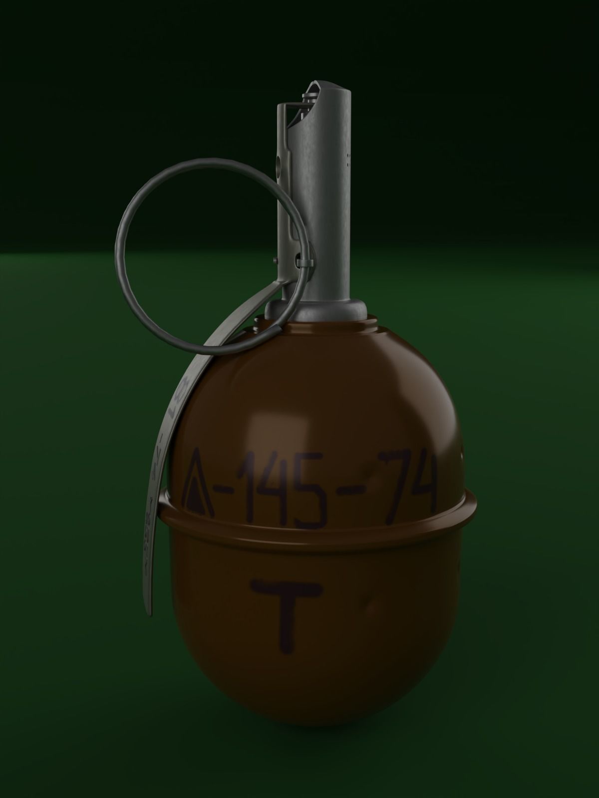 RGD-5 soviet hand grenade free 3D model | CGTrader