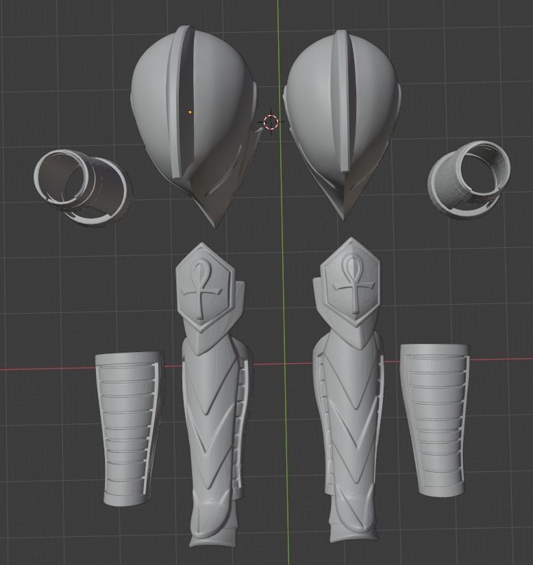 Injustice Dr Fate Armor 3D model 3D printable | CGTrader