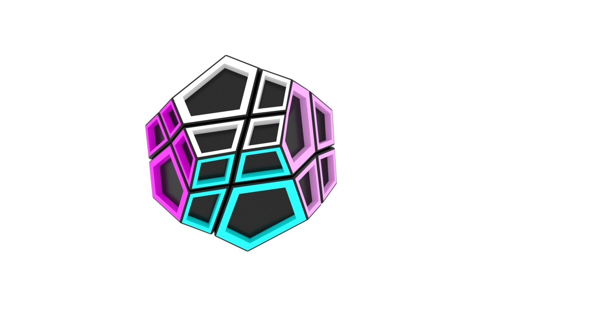 Skewb Ultimate 3D model | CGTrader