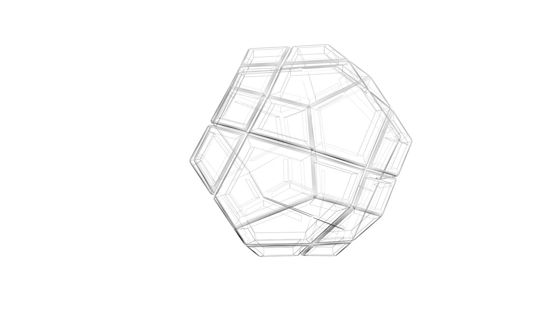 Skewb Ultimate 3D model | CGTrader