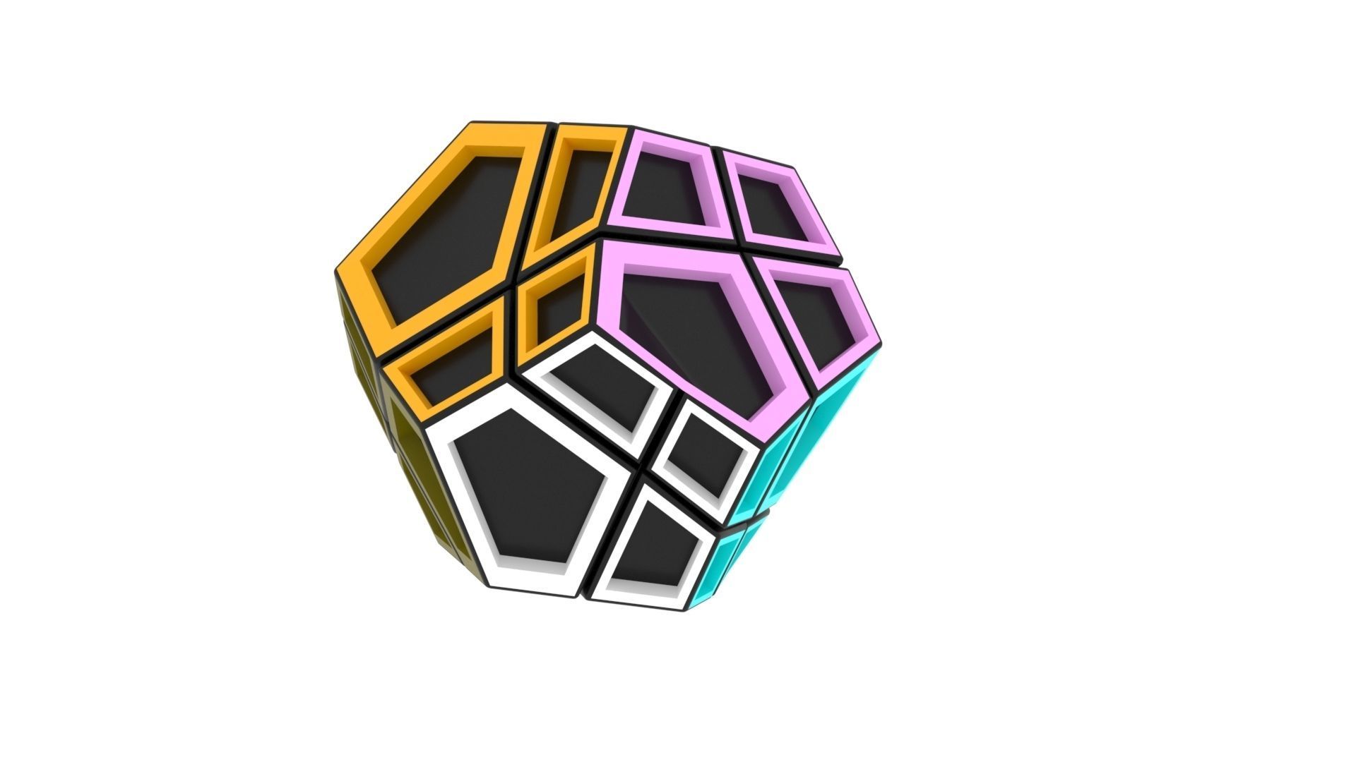 Skewb Ultimate 3D model | CGTrader