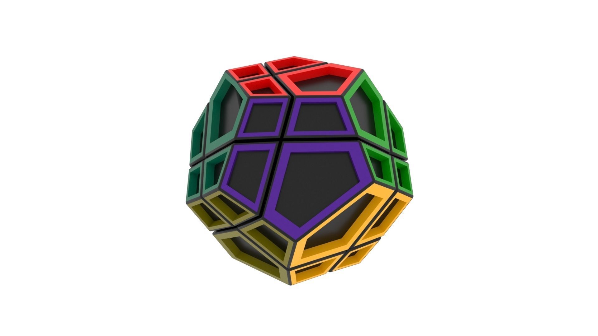 Skewb Ultimate 3D model | CGTrader