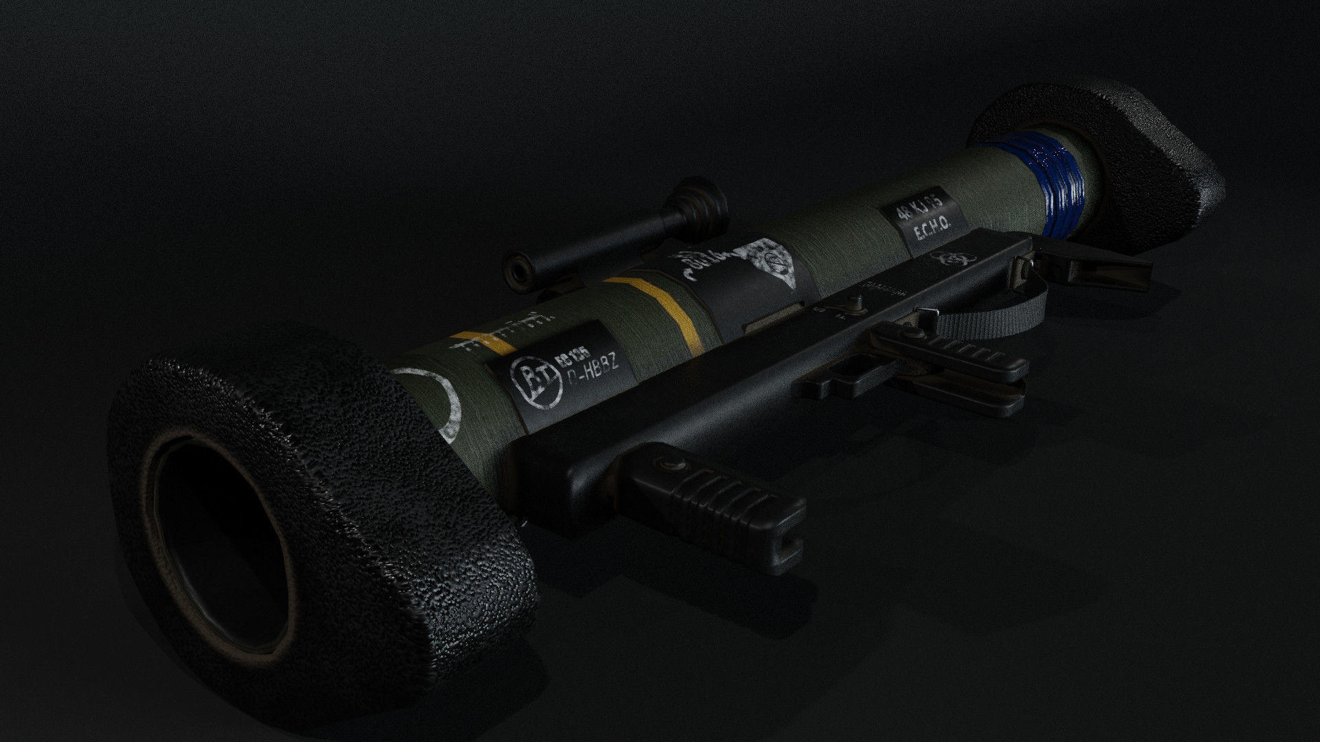 3D model rocket launcher VR / AR / low-poly | CGTrader