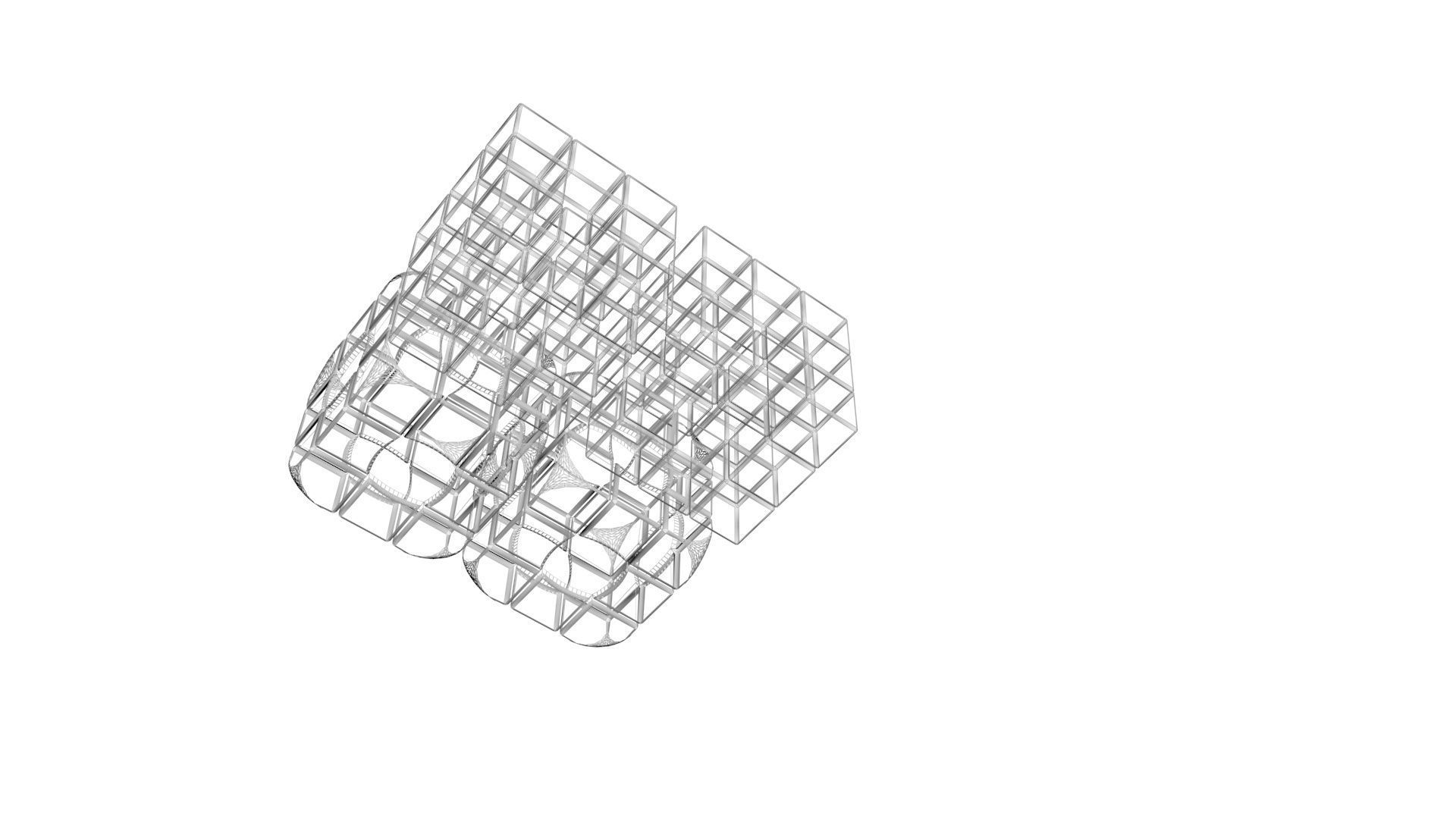 Void Cube 3D model | CGTrader