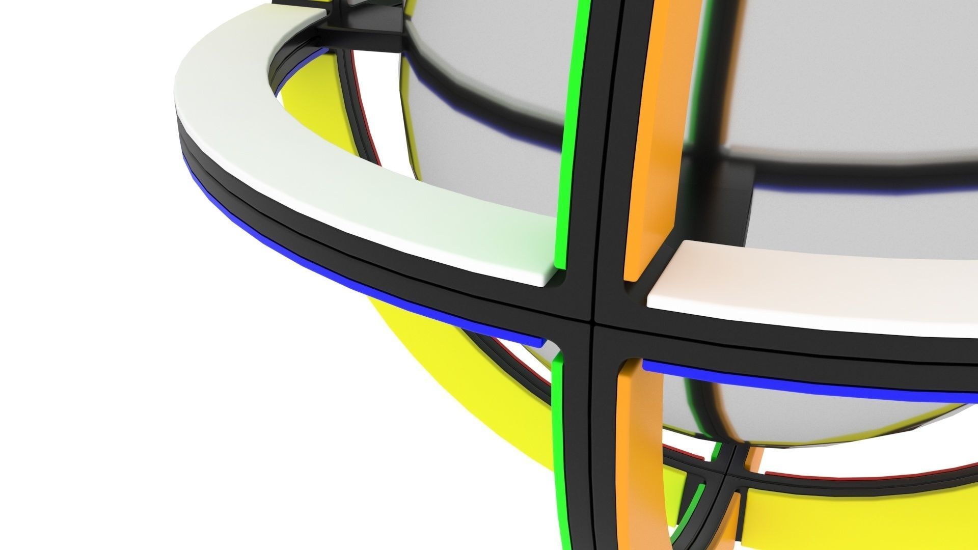 Orbit Cube 3D model | CGTrader