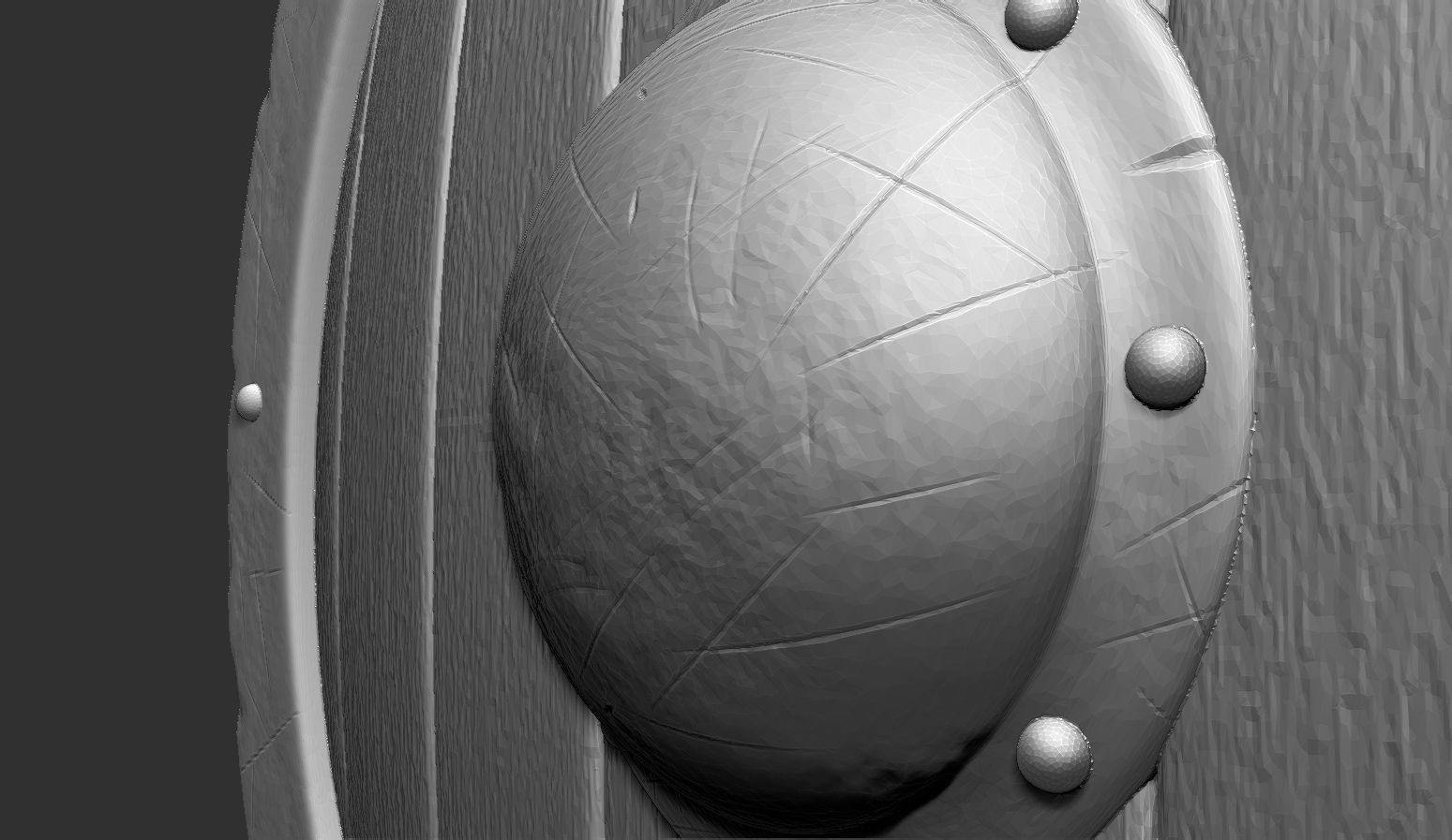 Viking Shield 3D model 3D printable | CGTrader