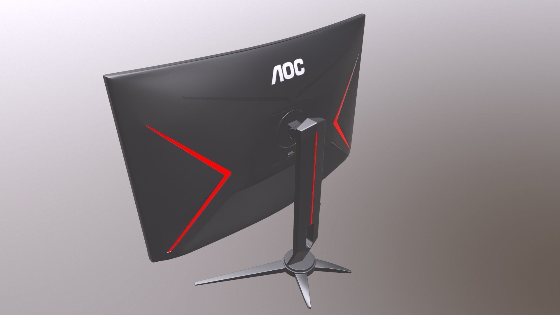 AOC Monitor 3D model | CGTrader