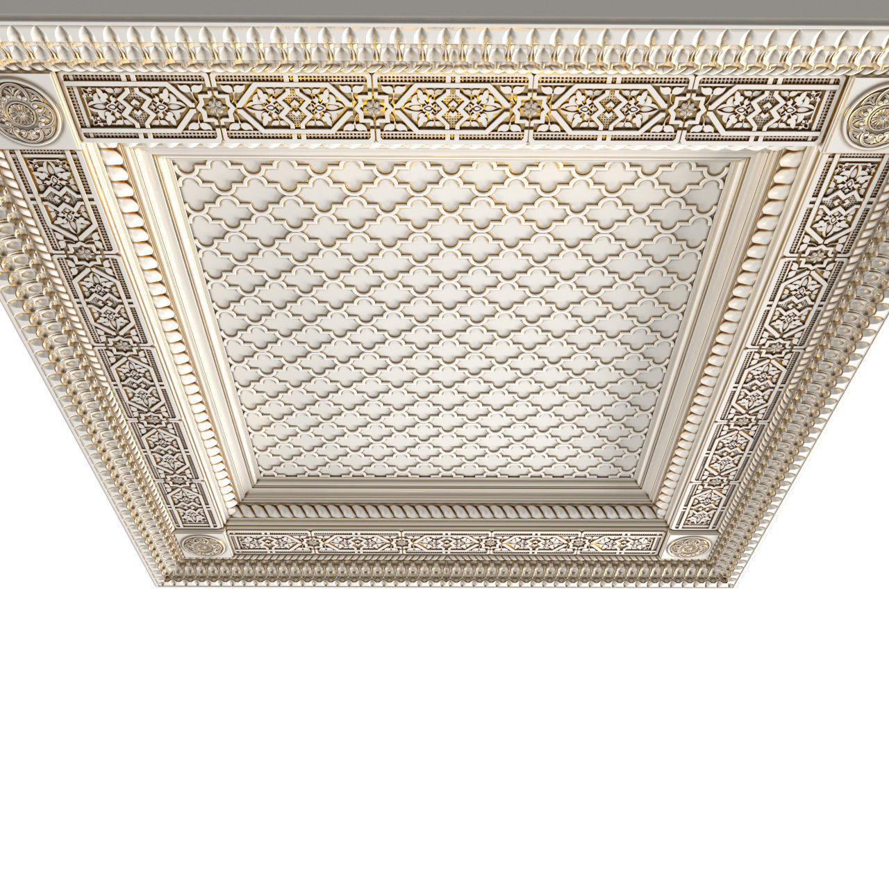 Ceiling in oriental style Arabic eastern decorative ceiling 3D model ...