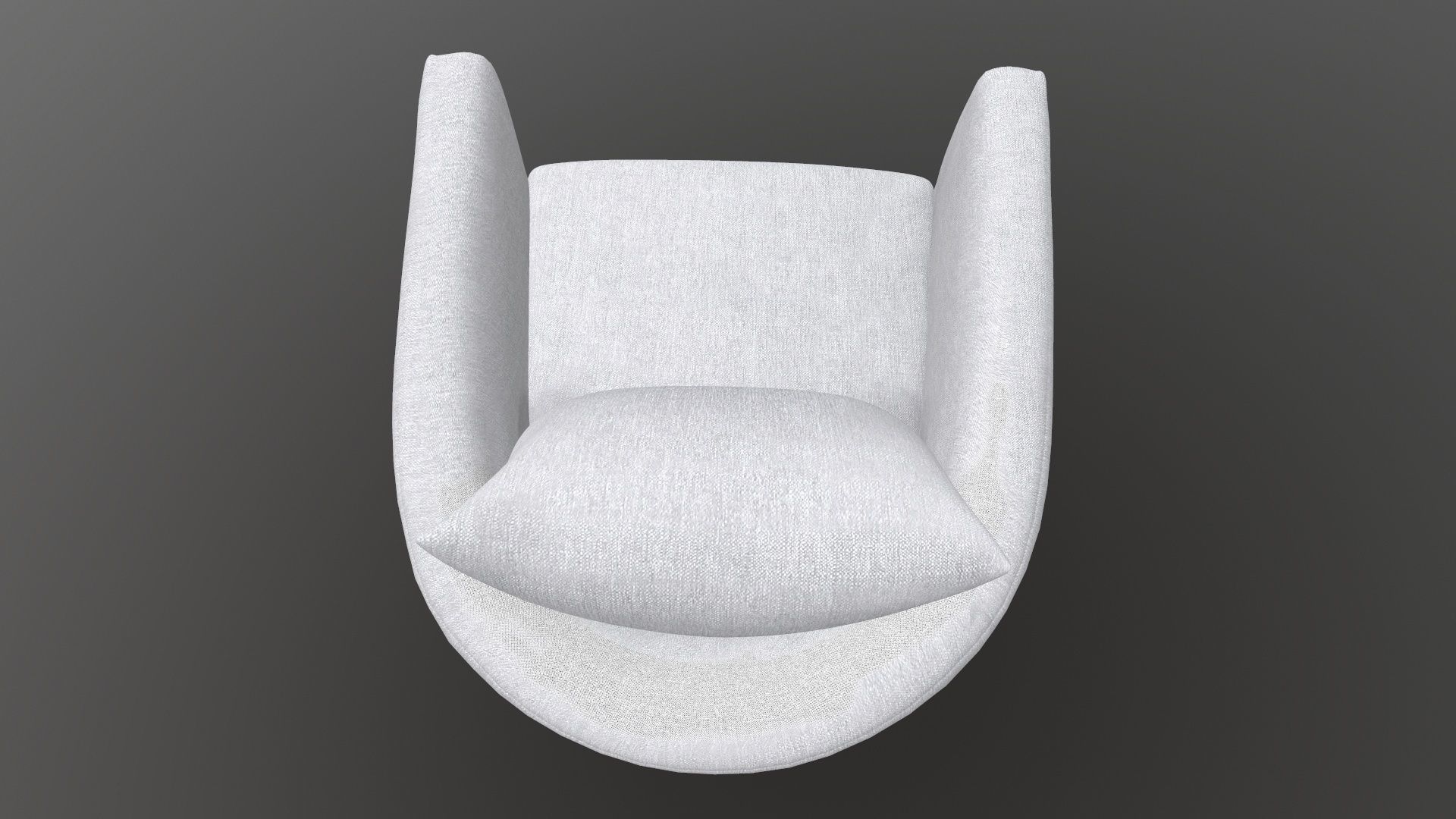 Gray Fabric Chair 3D model | CGTrader