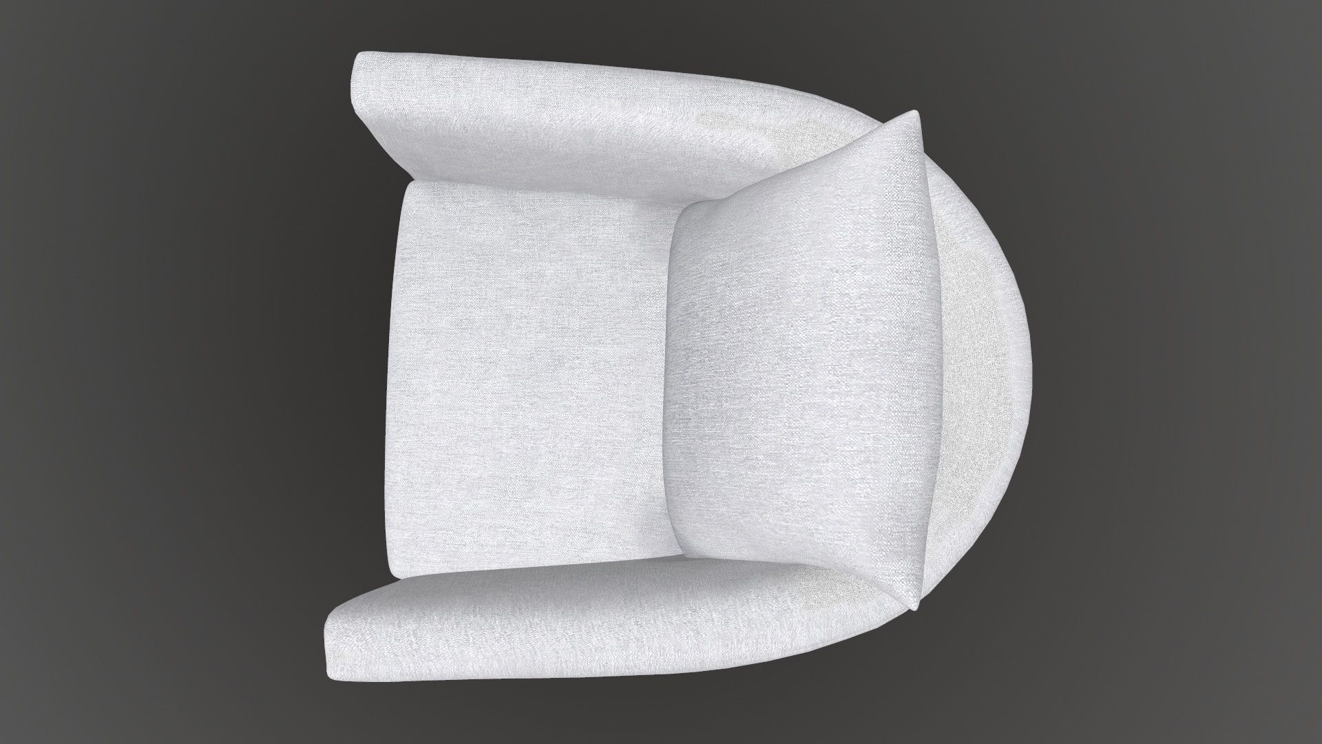 Gray Fabric Chair 3D model | CGTrader