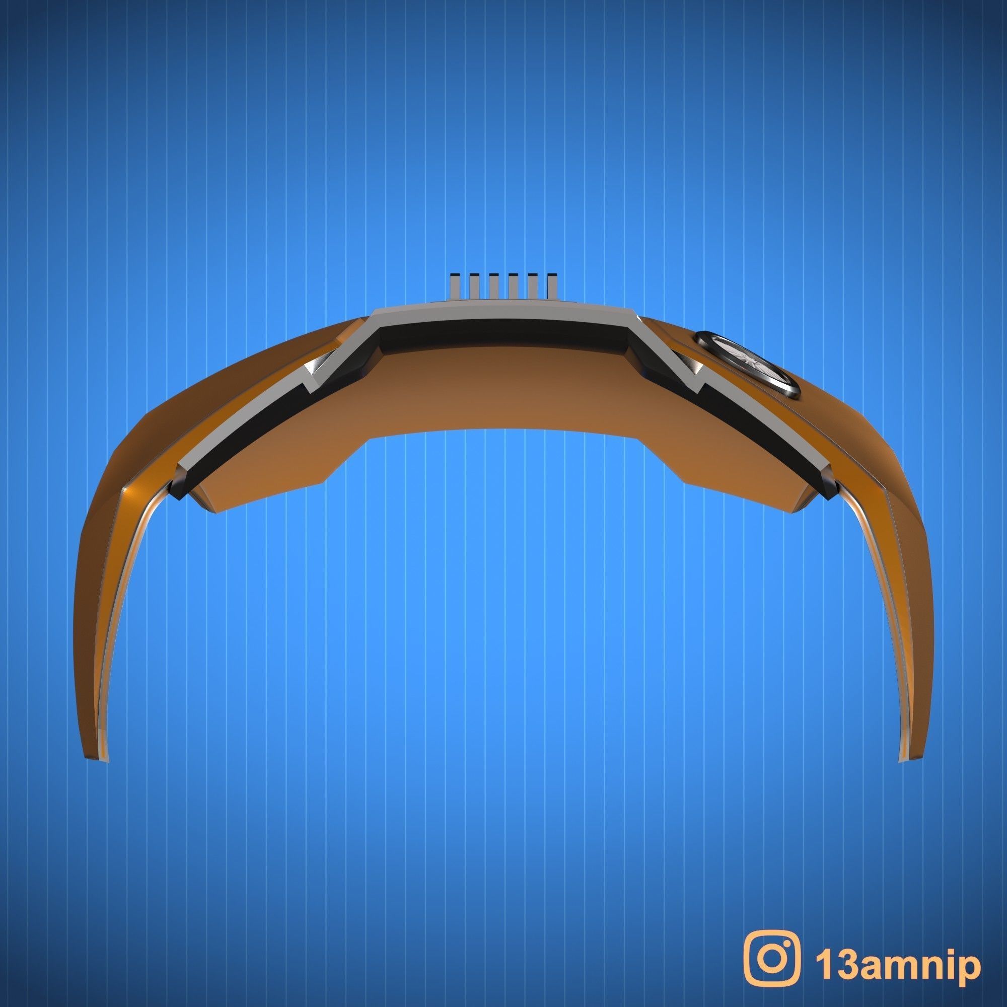 Custom Mandalorian Chest Armor 3D model 3D printable | CGTrader