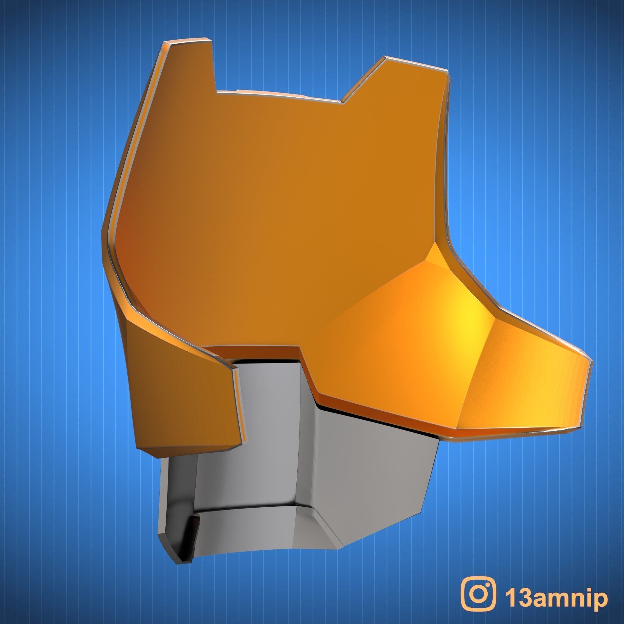 Custom Mandalorian Chest Armor 3D model 3D printable | CGTrader