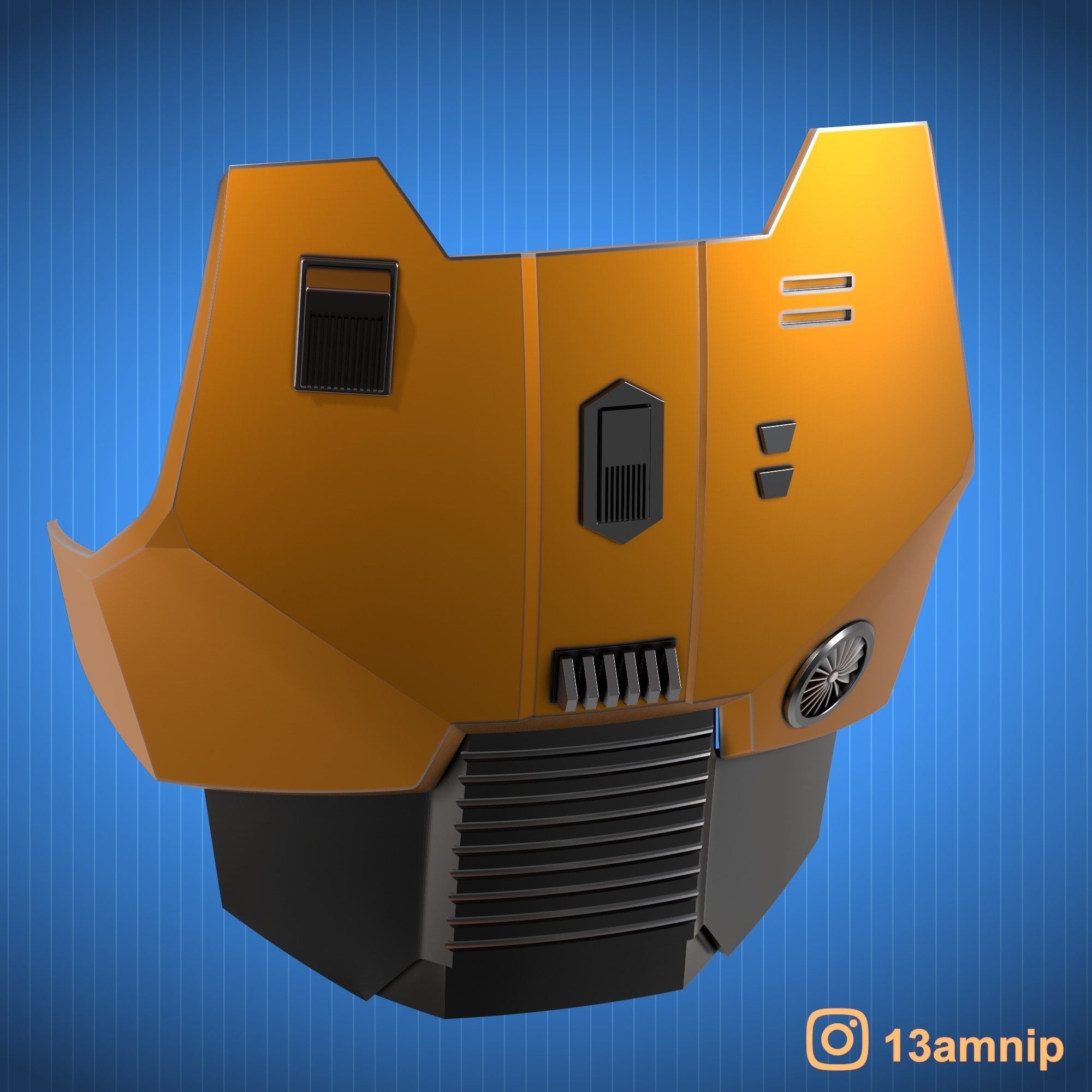 Custom Mandalorian Chest Armor 3D model 3D printable | CGTrader