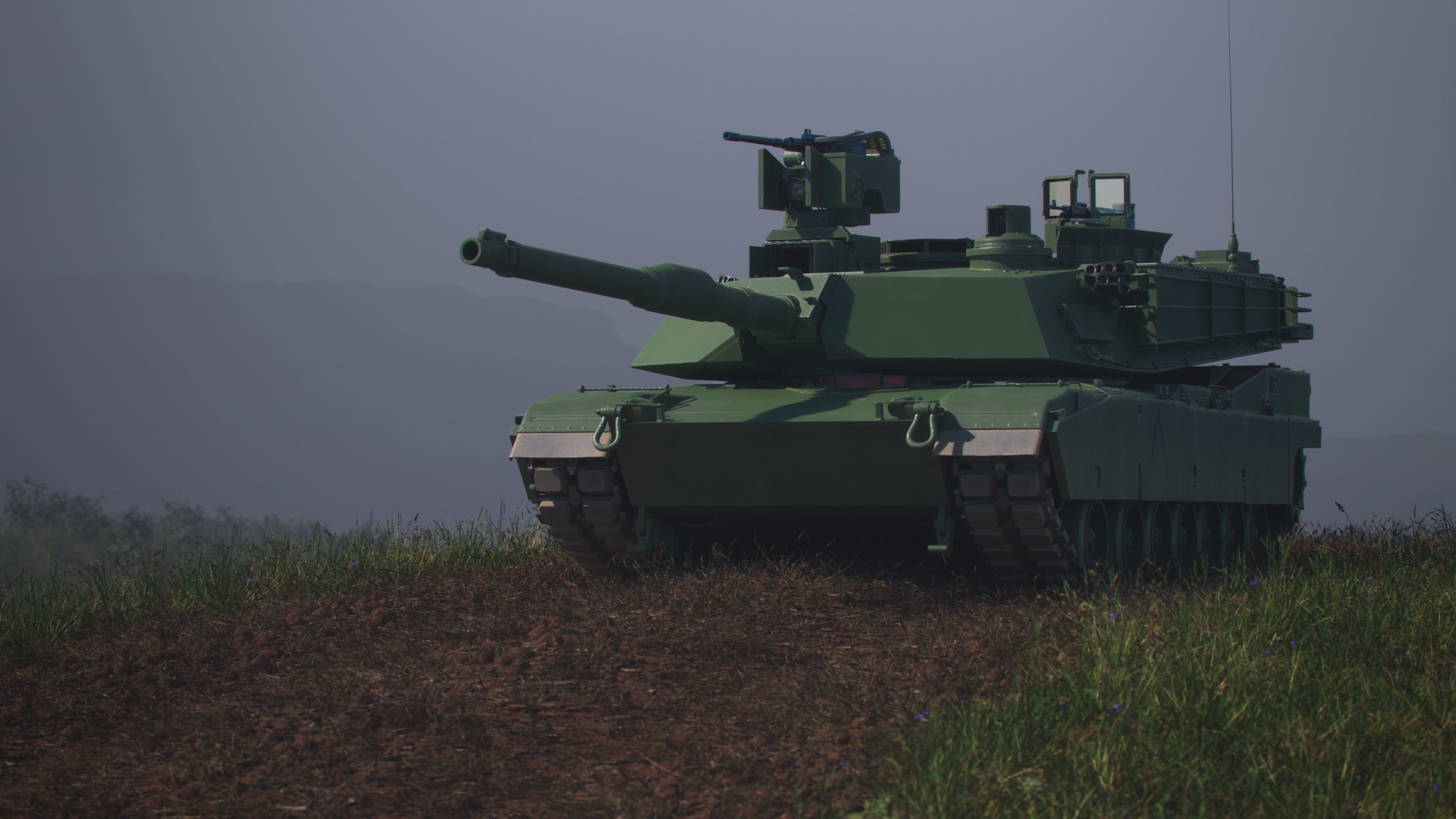 M1A2 Abrams SEPv2 3D model rigged | CGTrader