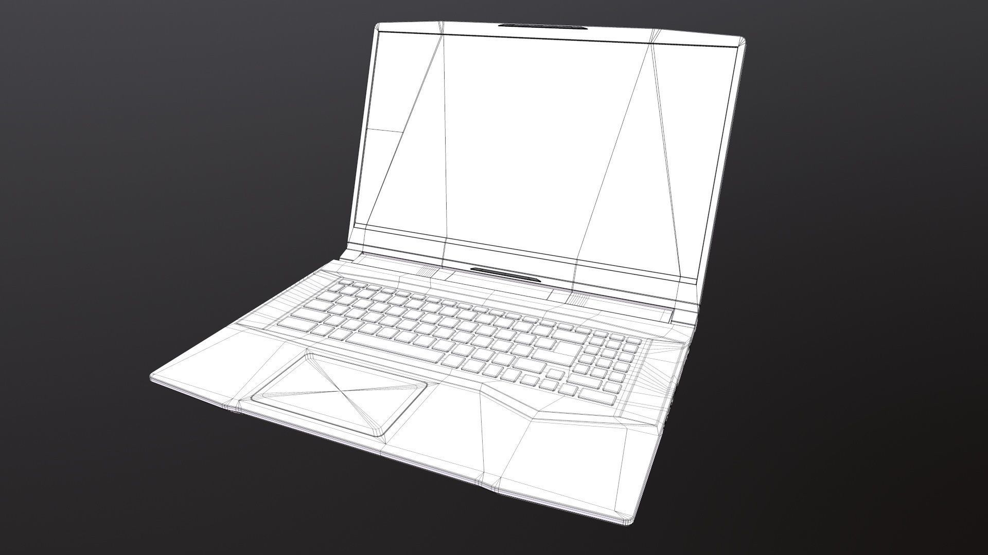 MSI Gaming Laptop 3D model | CGTrader