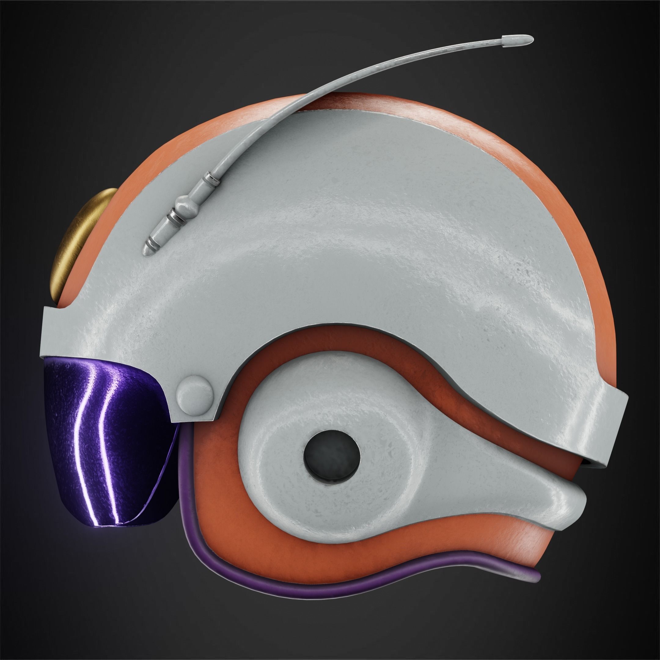 Great Saiyaman 2 Saiyagirl Helmet for Cosplay 3D model 3D printable ...