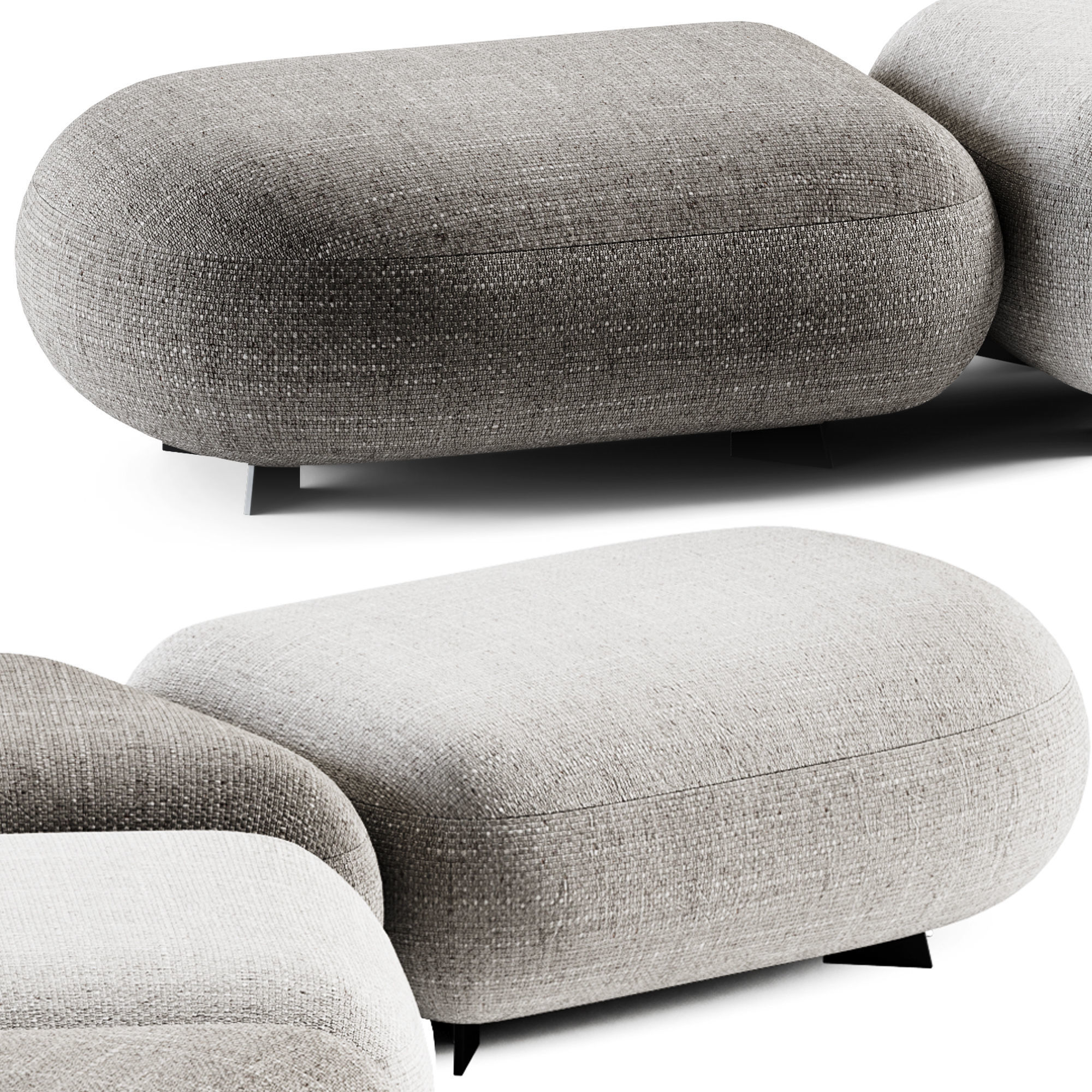Code Out Pouf by True Design 3D model | CGTrader