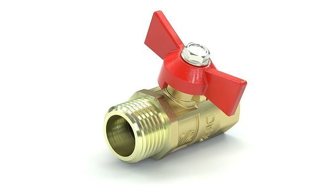 Ball valve 3D model 3D model | CGTrader