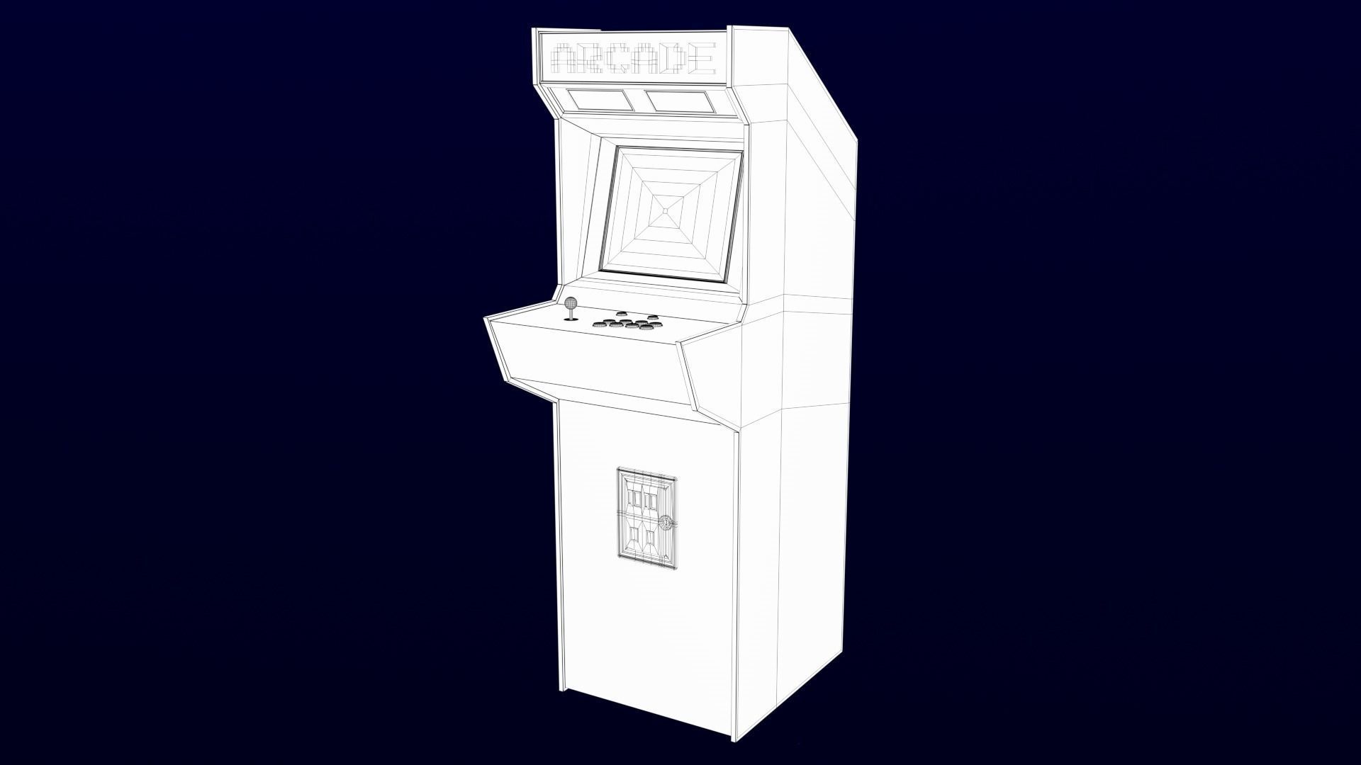 3D model Arcade Machine VR / AR / low-poly | CGTrader