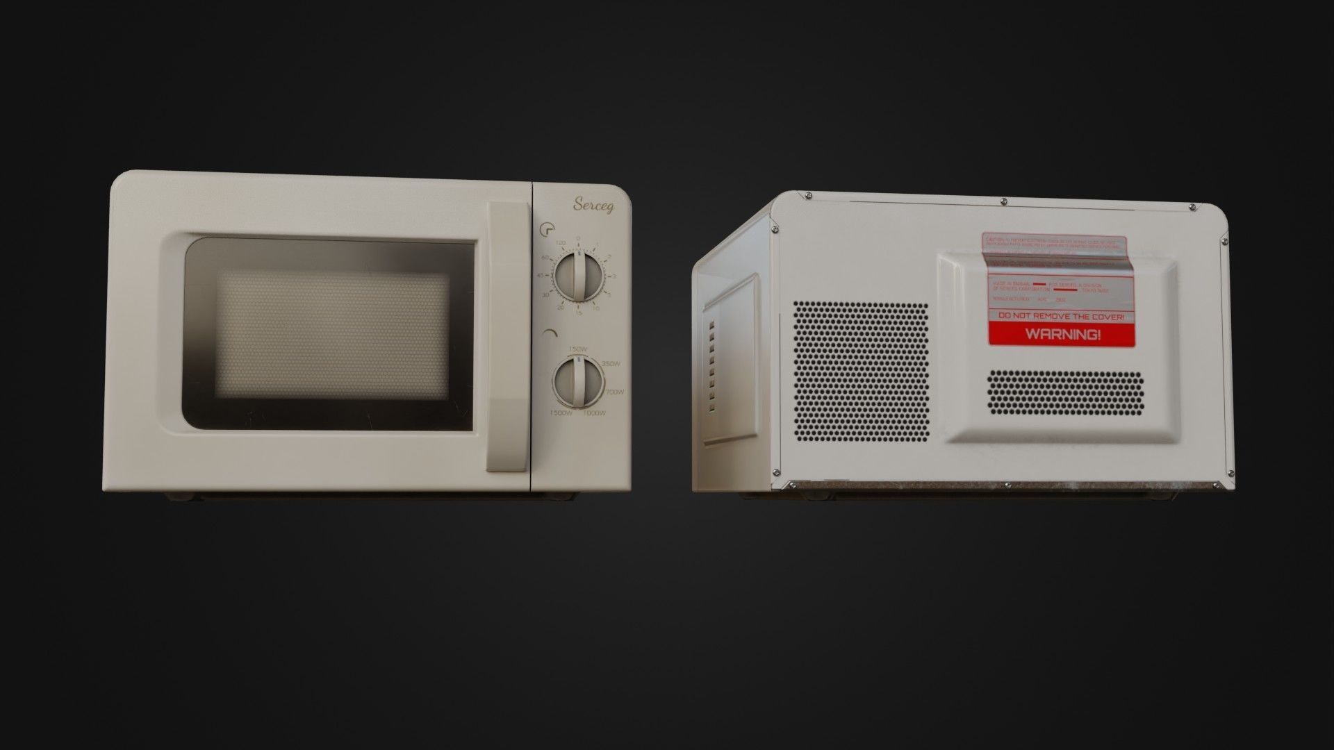 3D model Dirty microwave oven VR / AR / low-poly | CGTrader