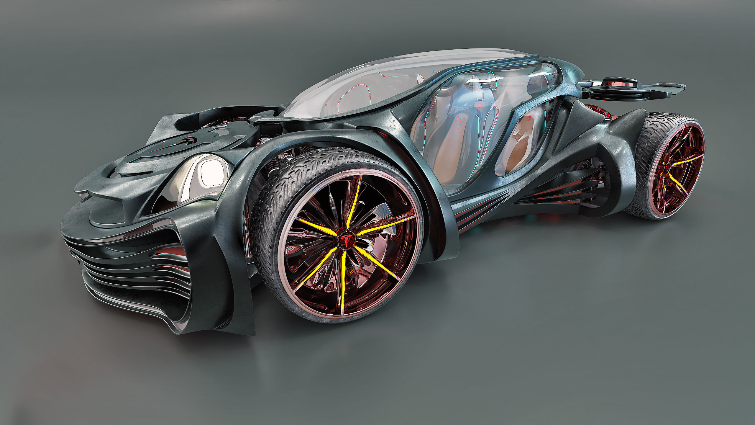 3D model 2022 TESLA HOVERCRAFT ROADRACER VR / AR / low-poly | CGTrader