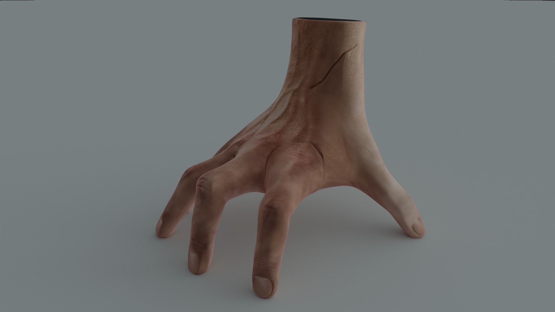 3D model THING from the 2022 Netflix series Wendesday Low poly 3d model ...