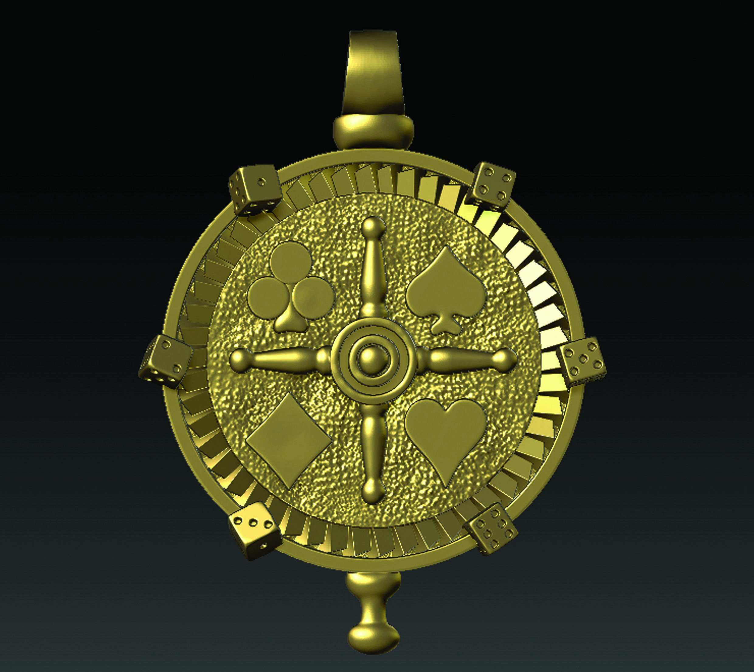 Poker Roulette 3D model 3D printable | CGTrader