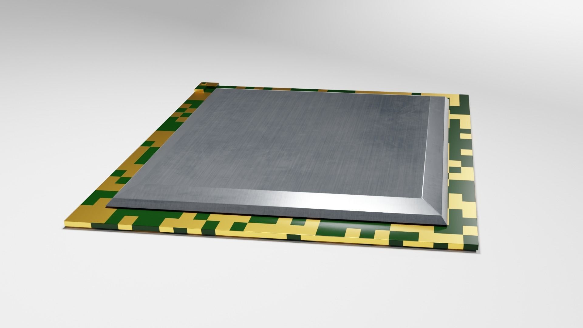 Chipset Processor Custom 3D model | CGTrader