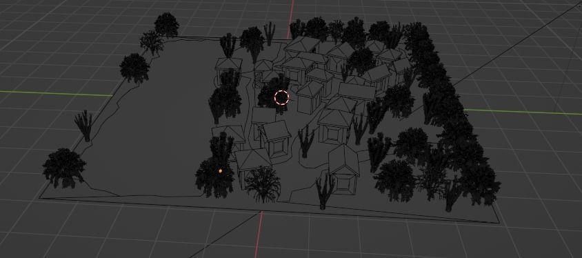 3D model village secomber VR / AR / low-poly | CGTrader