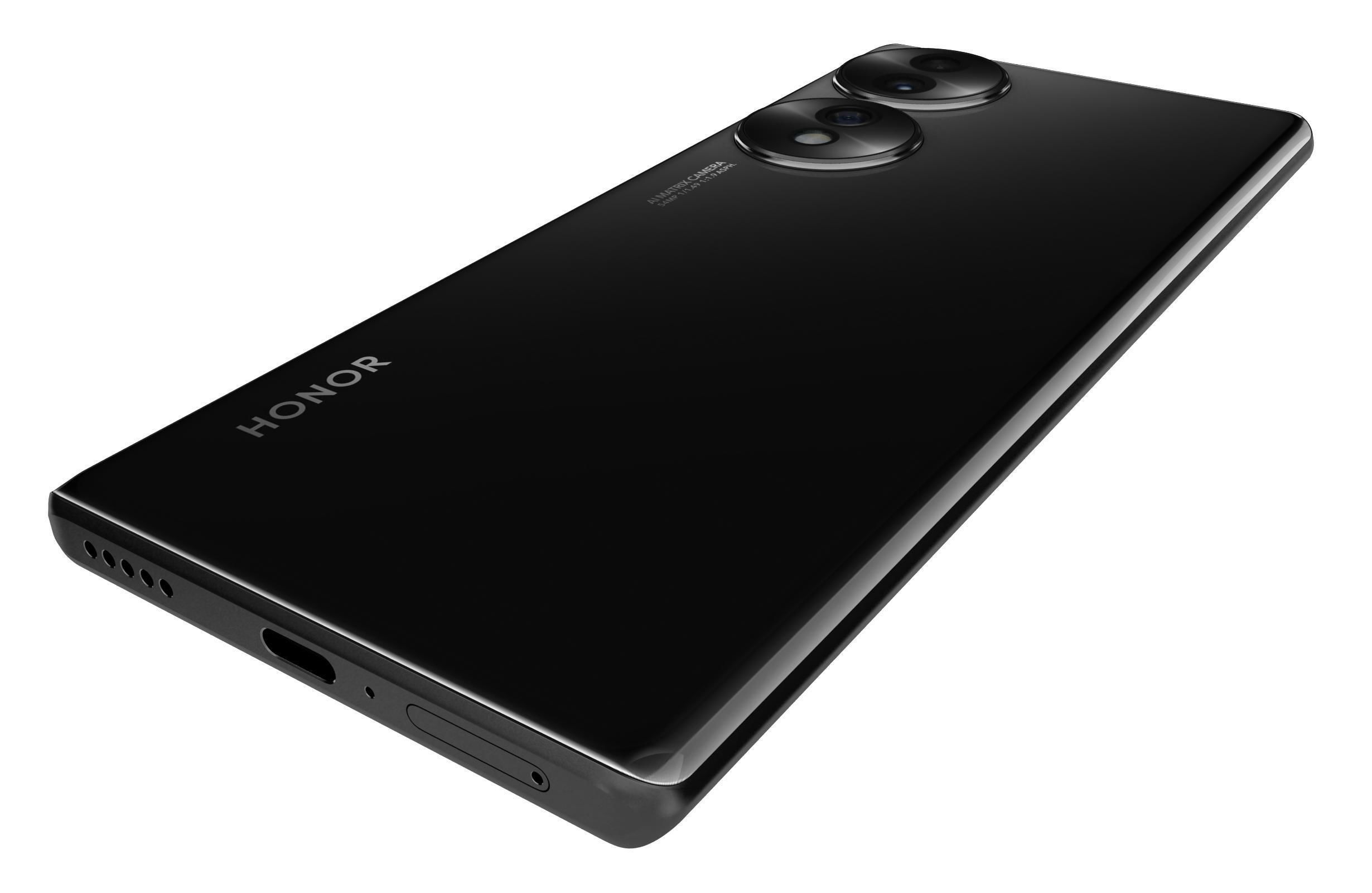 Honor 70 Black 3D model | CGTrader