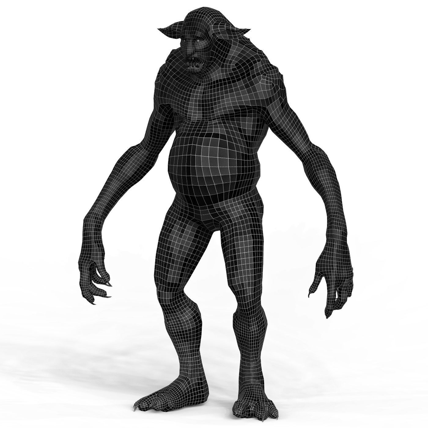 3D model Troll Fantasy Character VR / AR / low-poly | CGTrader