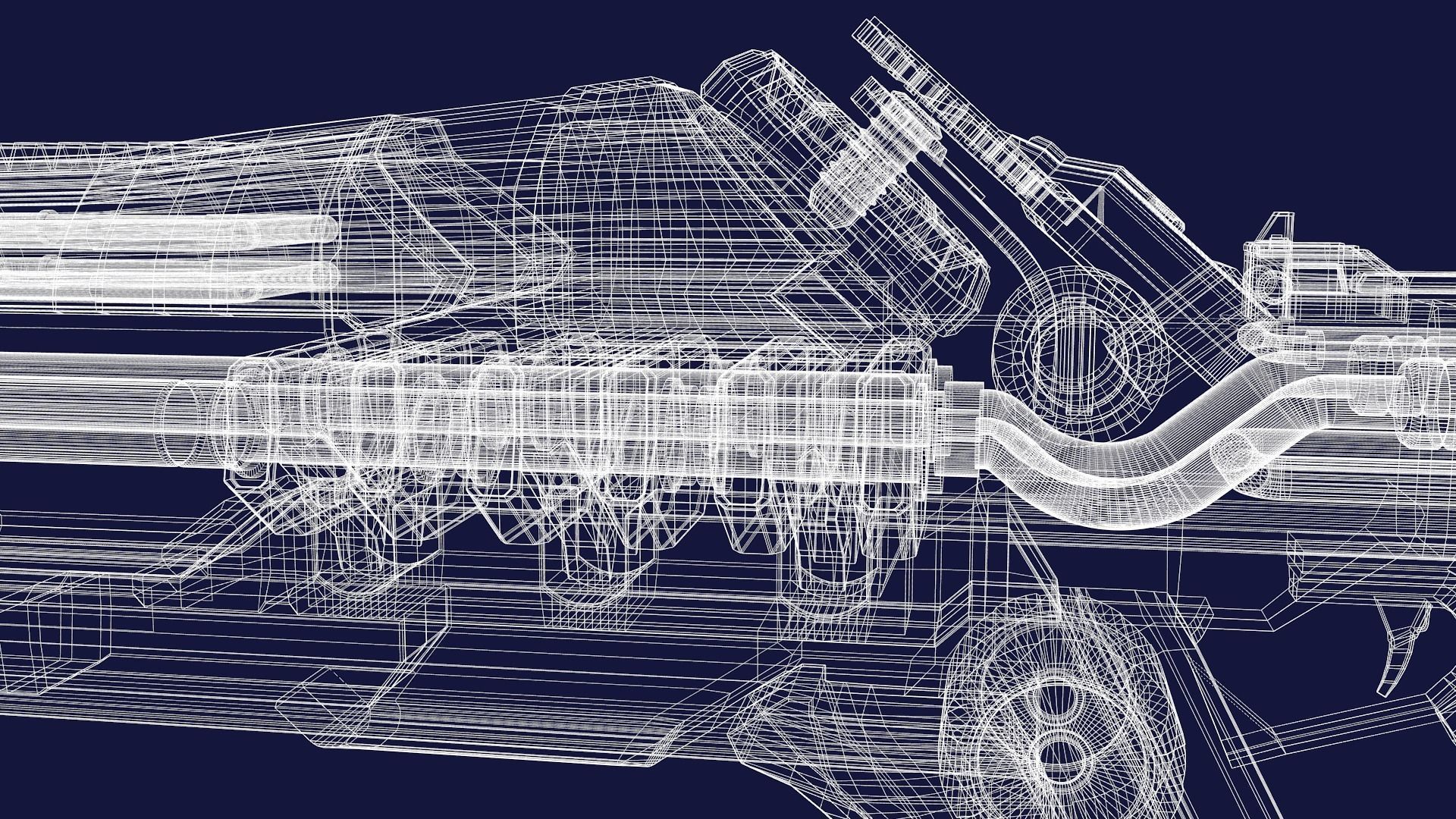 3D model Dark Matter Surge Rifle VR / AR / low-poly | CGTrader