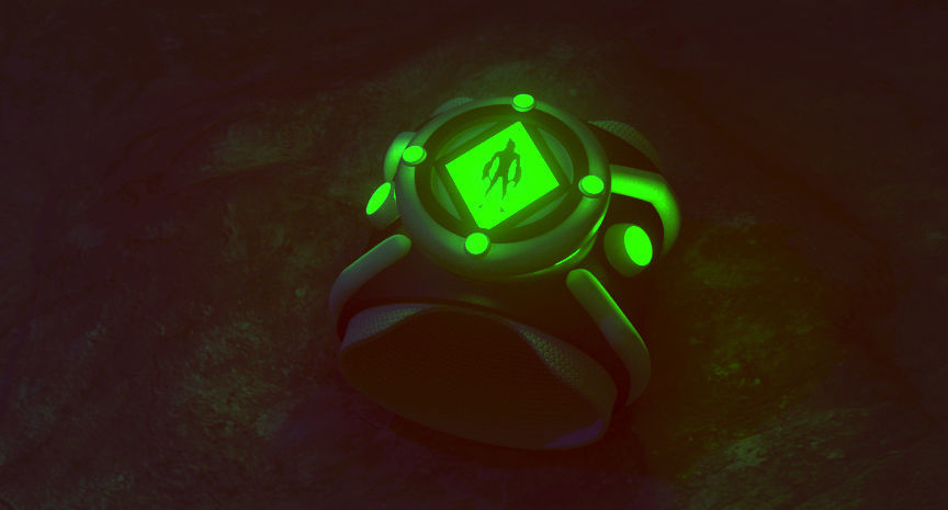 Ben 10 omnitrix texture rigged 3D model rigged | CGTrader