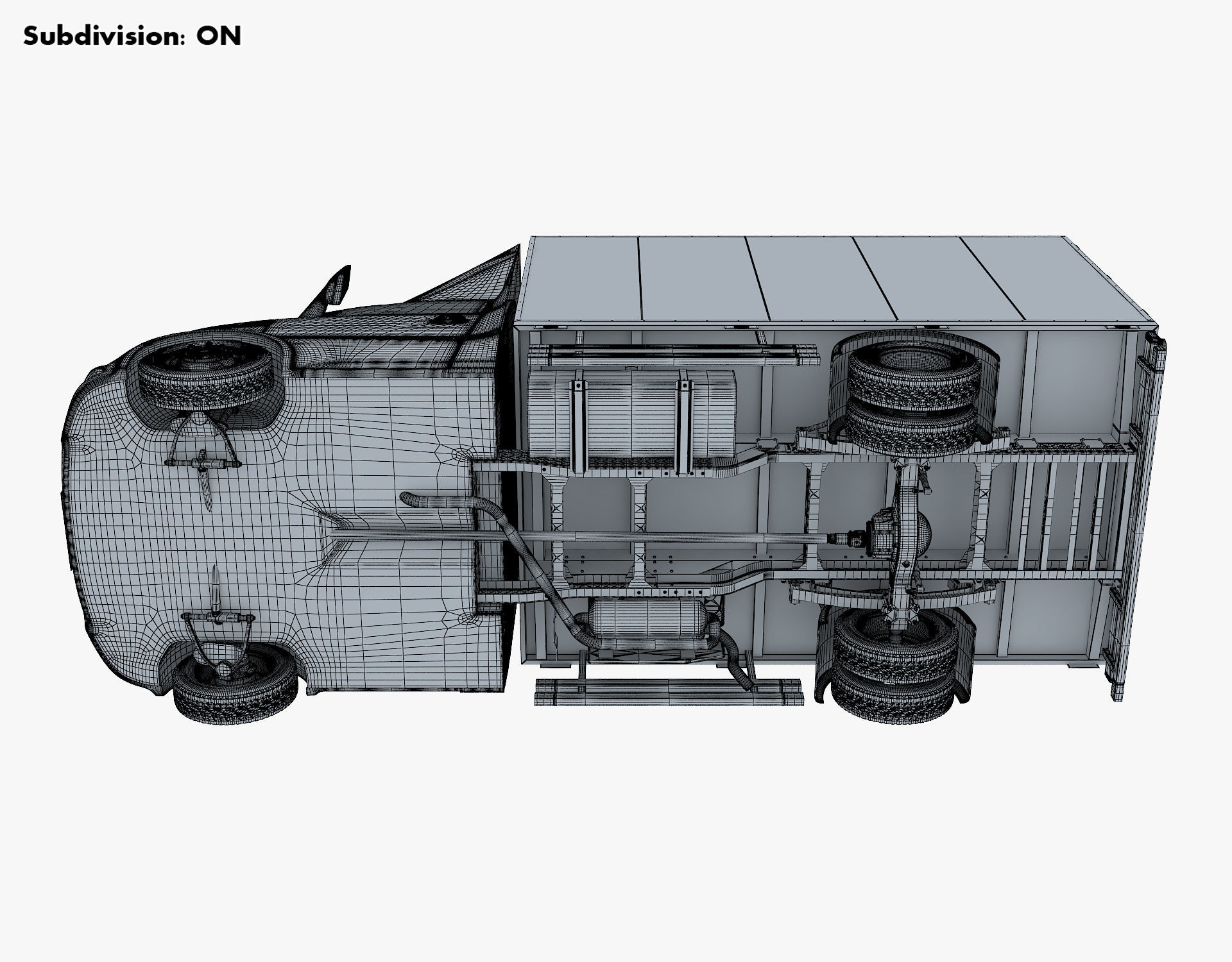 Generic Box Truck M 2 3D model | CGTrader