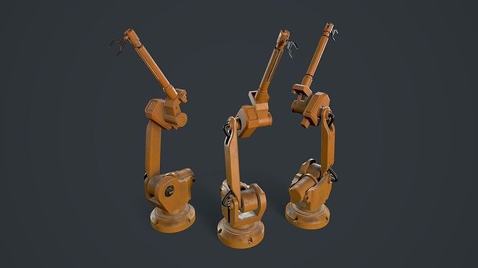 Factory robotic machine 3D model | CGTrader