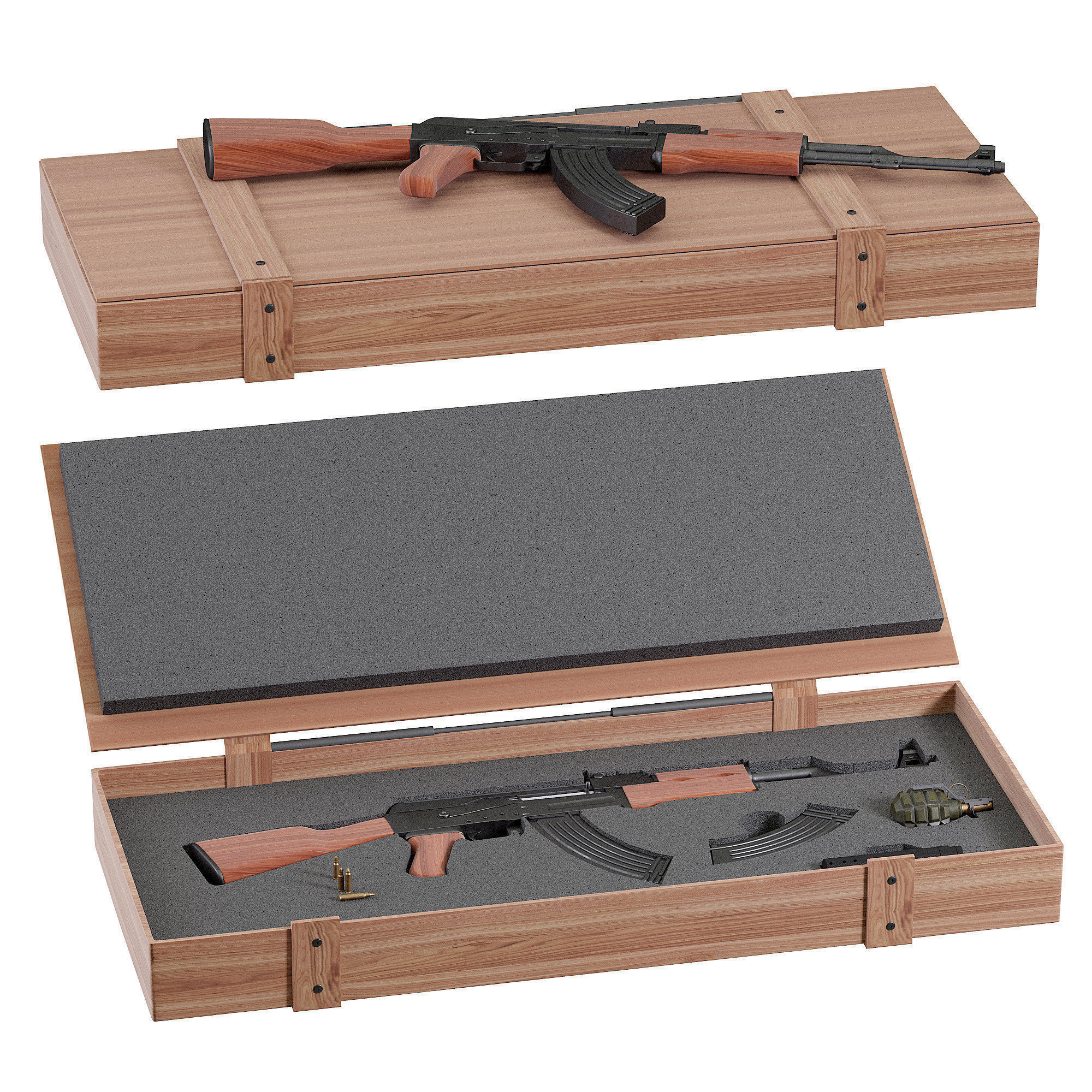 AK 47 3D model | CGTrader