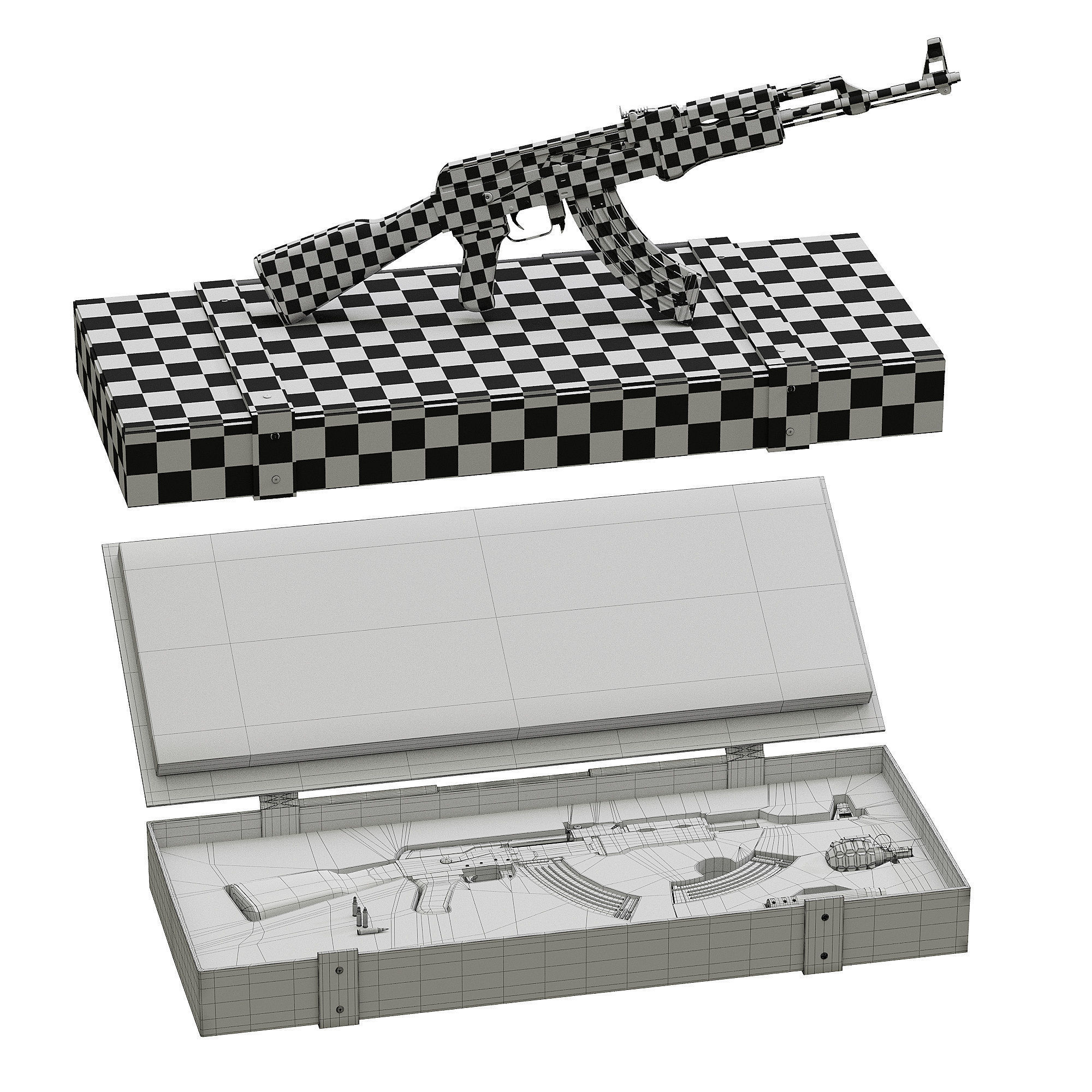 AK 47 3D model | CGTrader