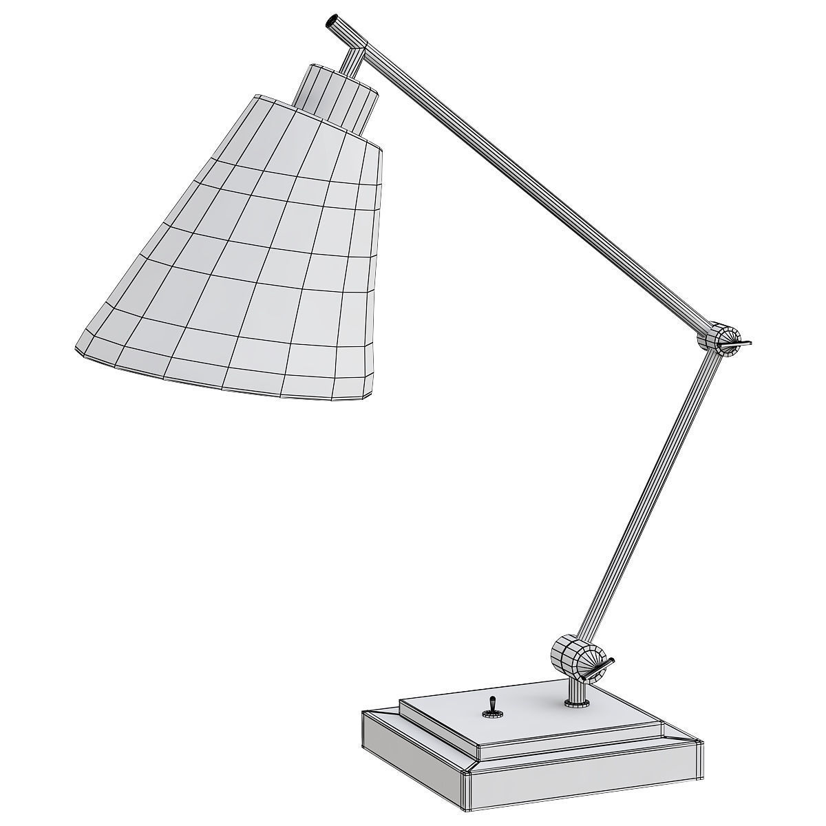 DESK STUDY 3D model | CGTrader