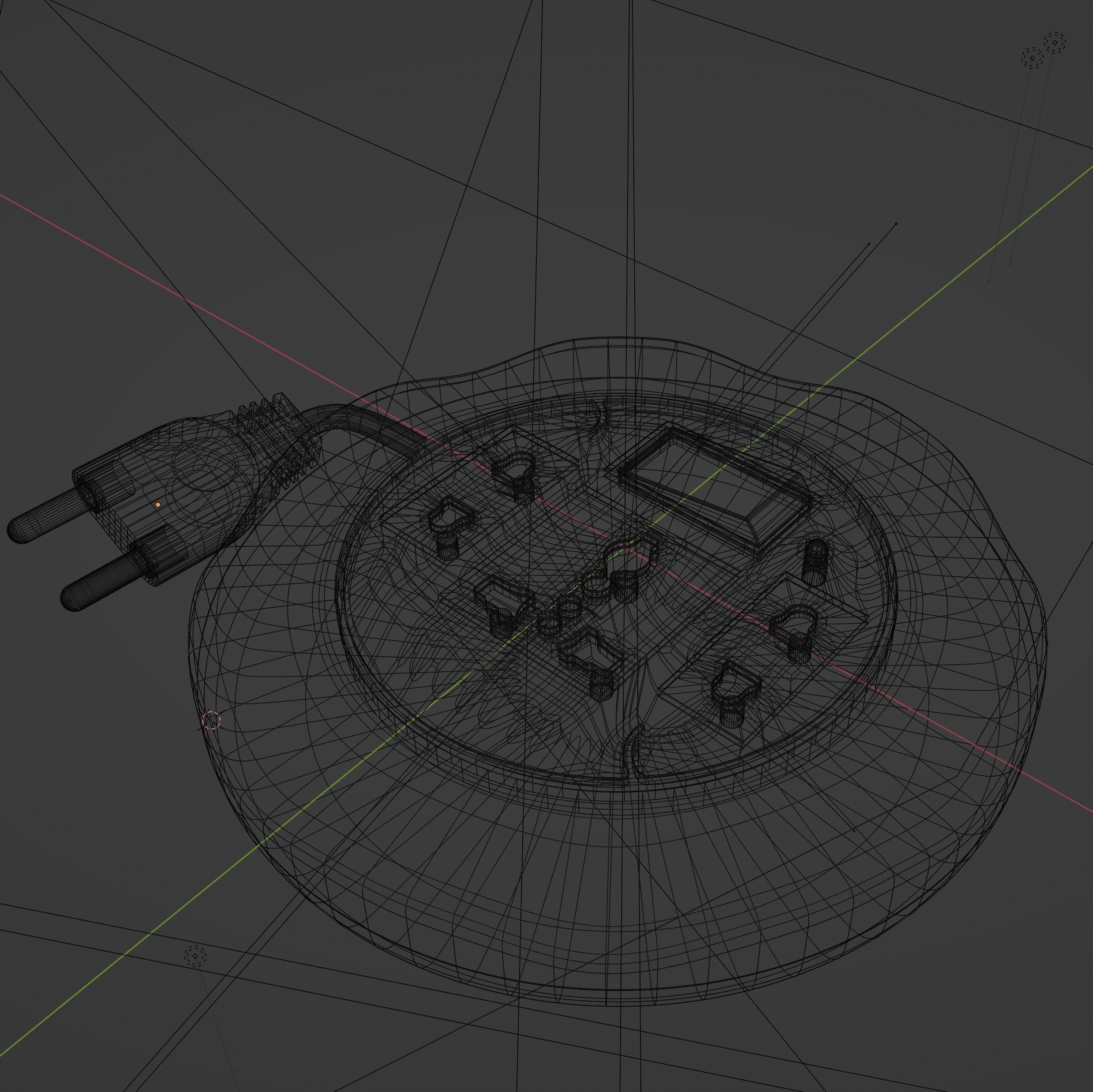 3D model Curved Extension Box VR / AR / low-poly | CGTrader