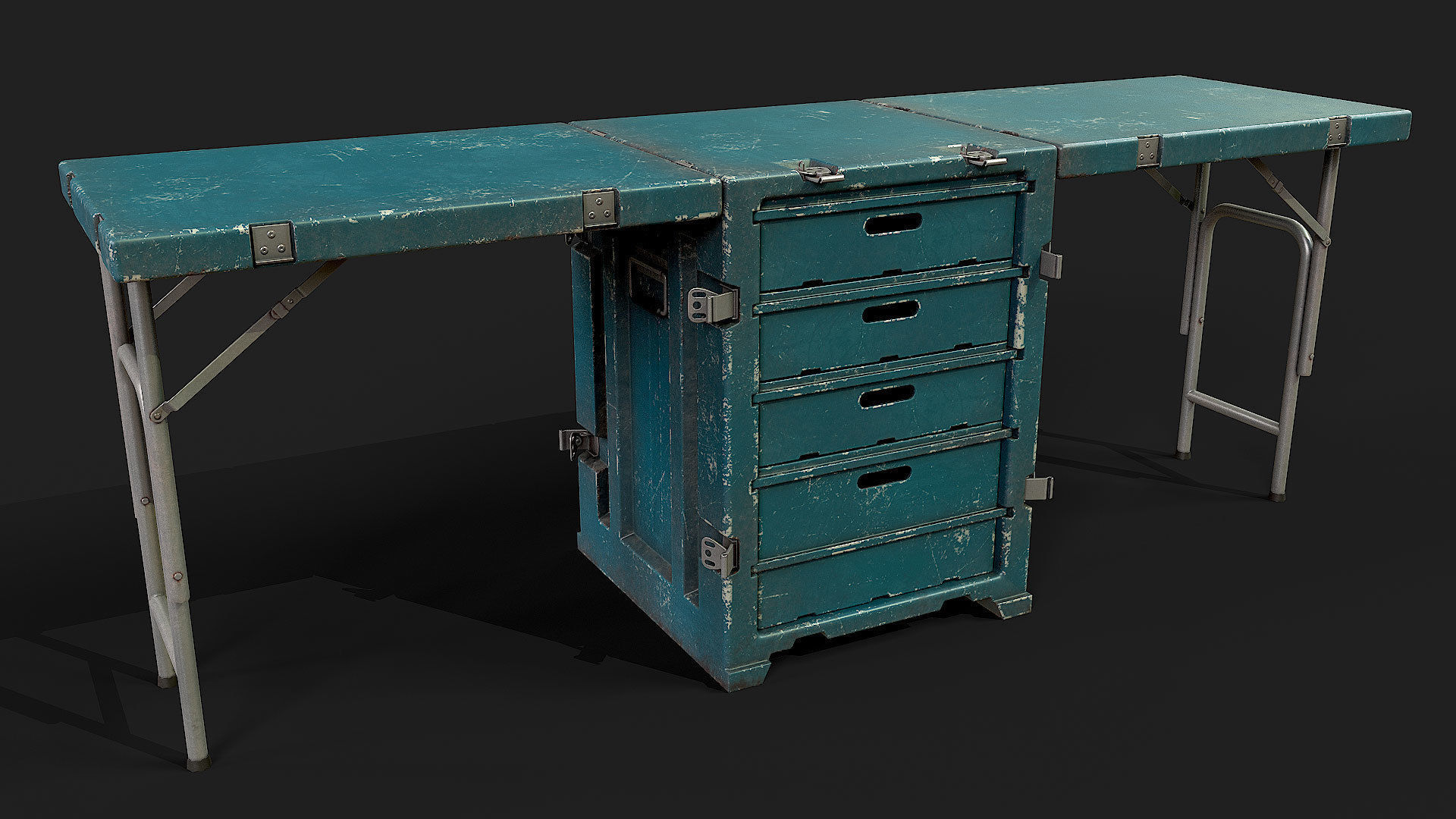 3D model Military Desk VR / AR / low-poly | CGTrader