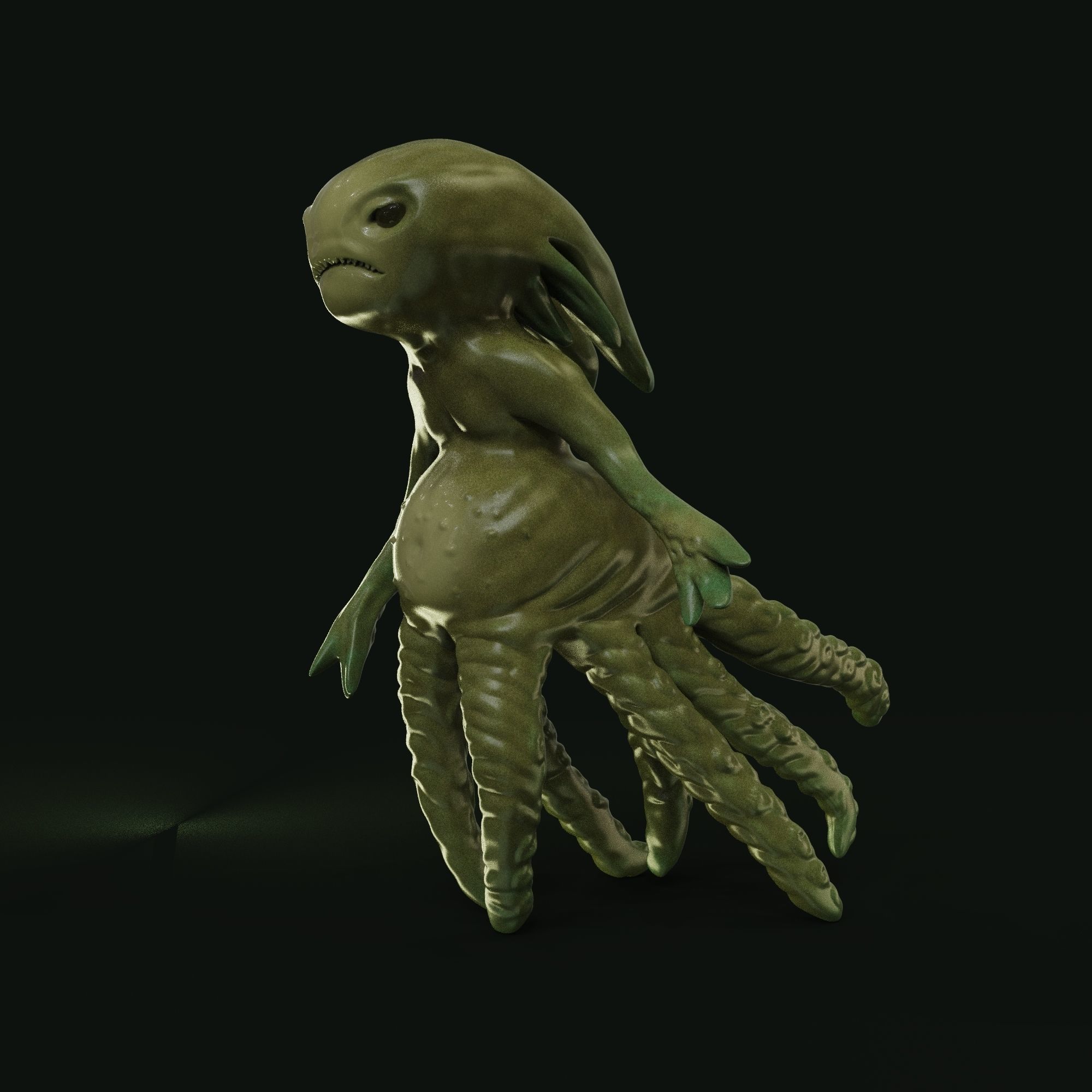 GRINDYLOW - SEA CREATURE - HARRY POTTER - MERMAID - DEMON 3D model 3D ...