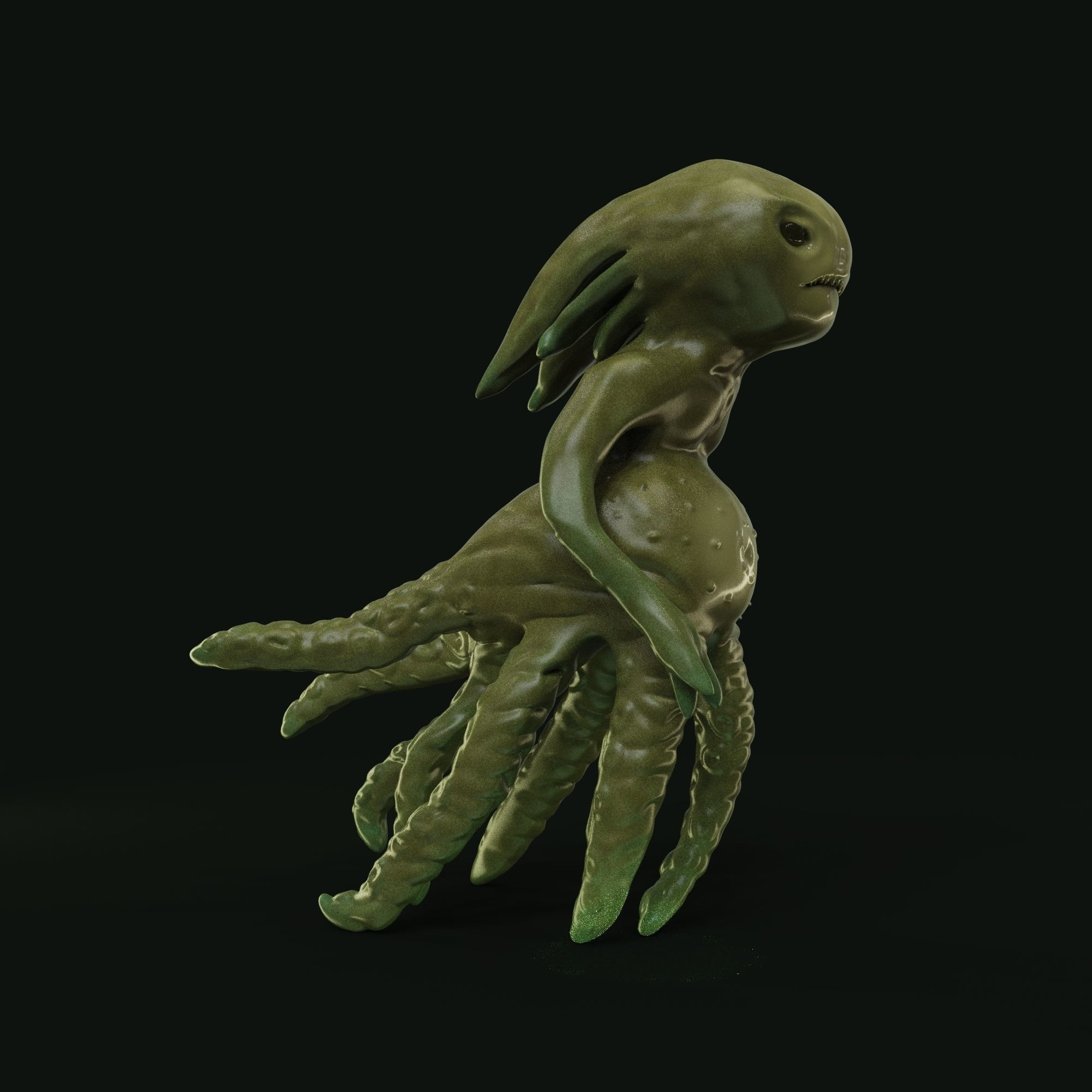 GRINDYLOW - SEA CREATURE - HARRY POTTER - MERMAID - DEMON 3D model 3D ...
