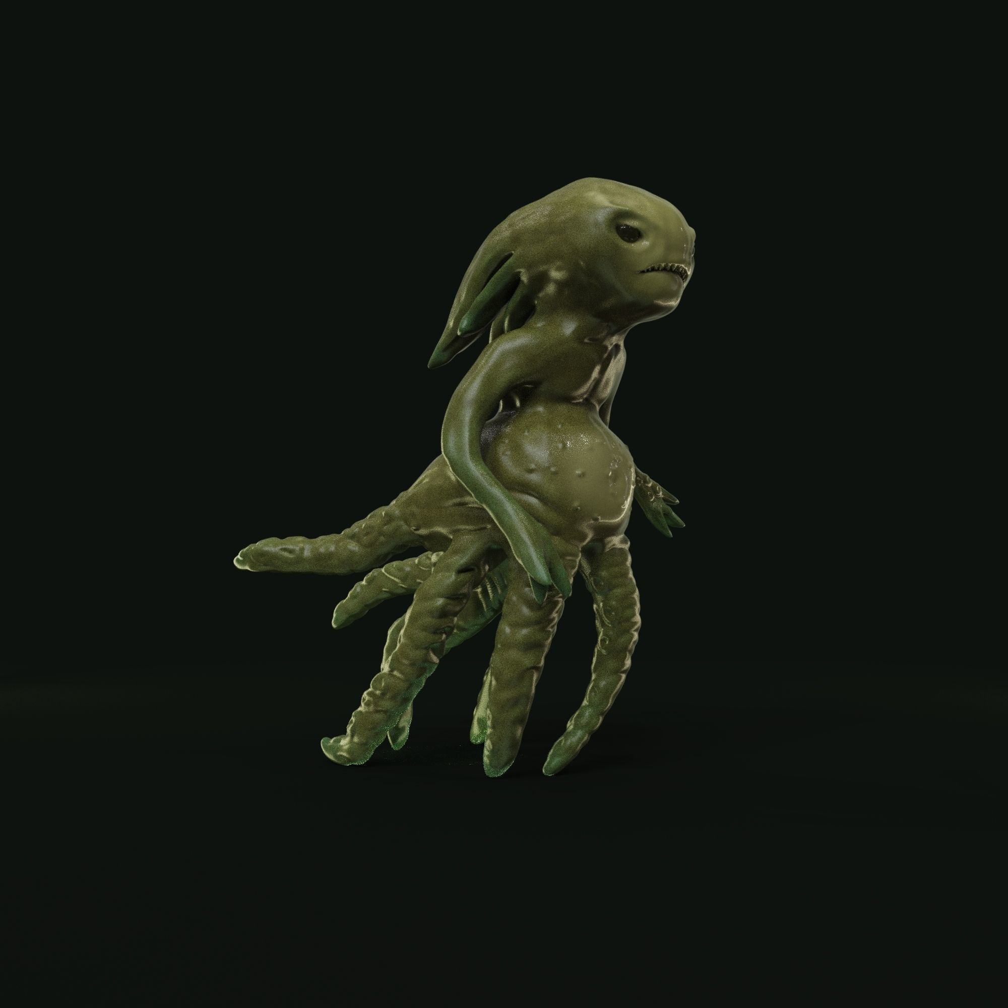 GRINDYLOW - SEA CREATURE - HARRY POTTER - MERMAID - DEMON 3D model 3D ...