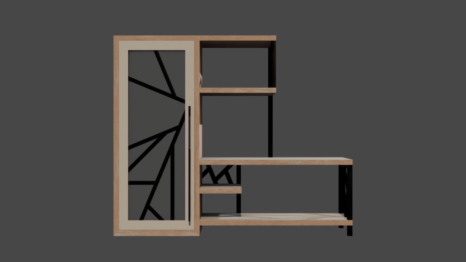 3D model Study Table and Wardobe VR / AR / low-poly | CGTrader