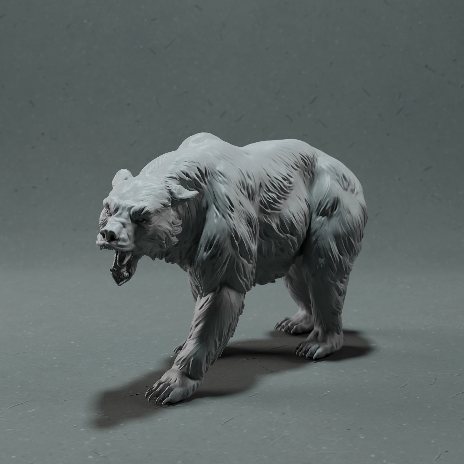 Grizzly Bear 3D model 3D printable | CGTrader