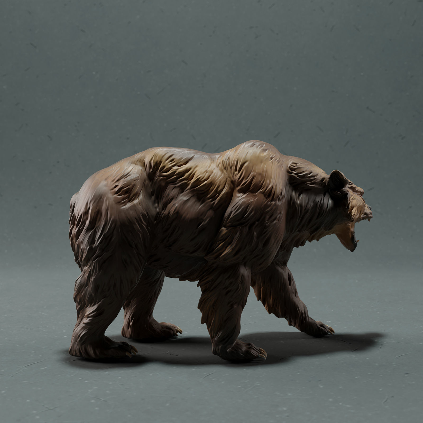 Grizzly Bear 3D model 3D printable | CGTrader