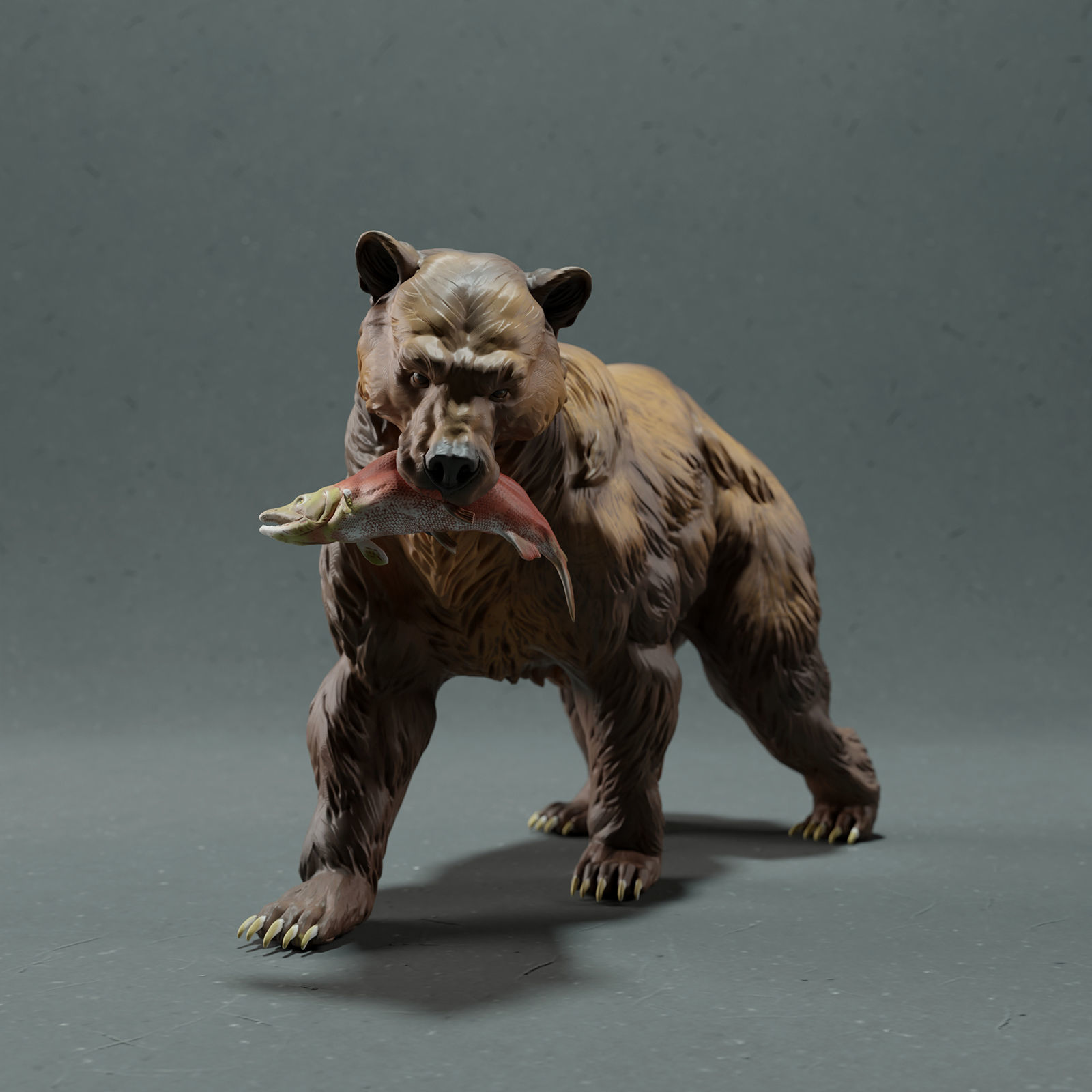 Grizzly Bear 3D model 3D printable | CGTrader